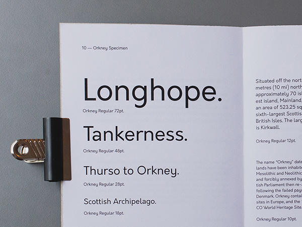 Orkney: An Open Source Geometric Typeface | Theme-UI