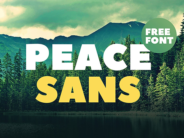 Peace Sans: Free Bold Font | Theme-UI