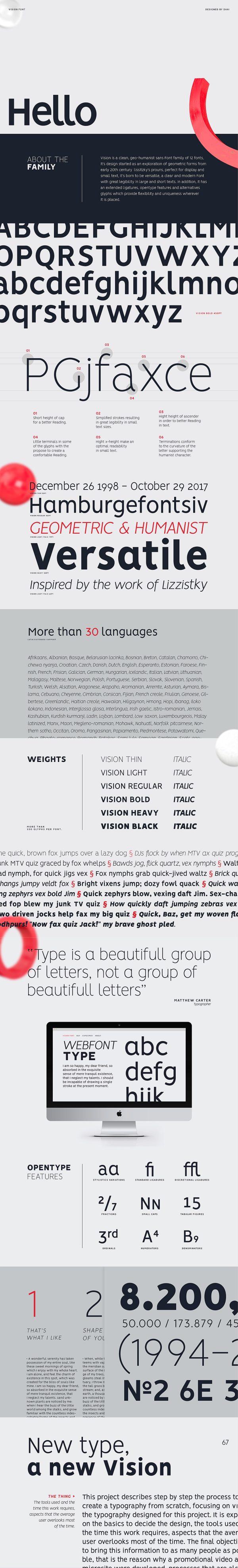 Vision - Free Sans Font Family | Theme-UI