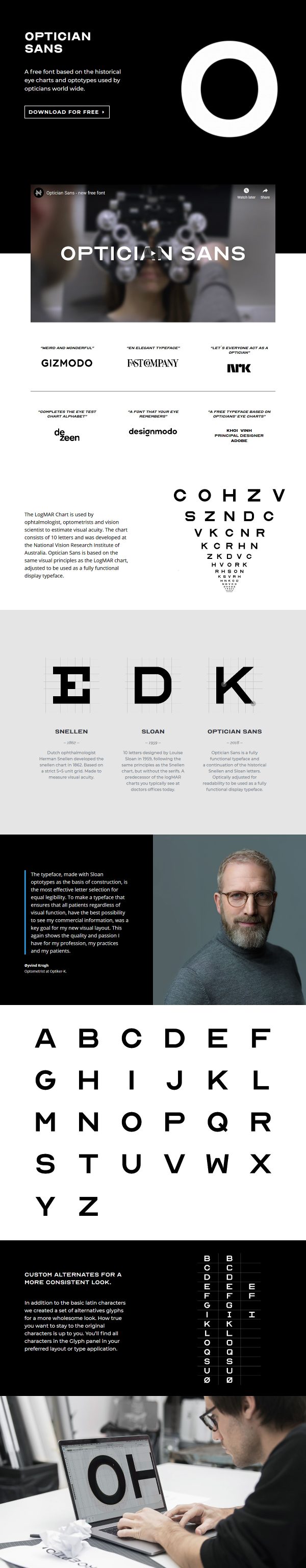 Optician Sans Free Font | Theme-UI