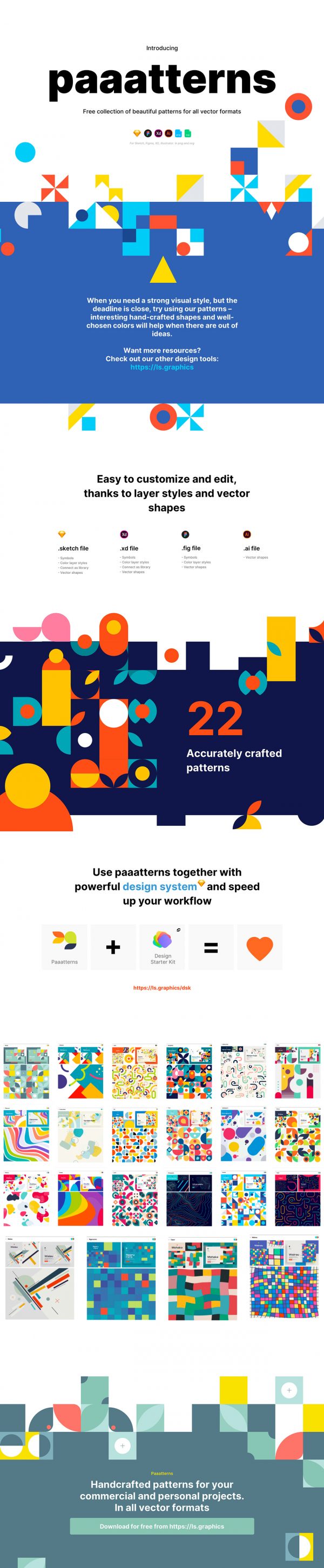 Paaatterns: A Collection of Beautiful Free Vector Patterns | Theme-UI
