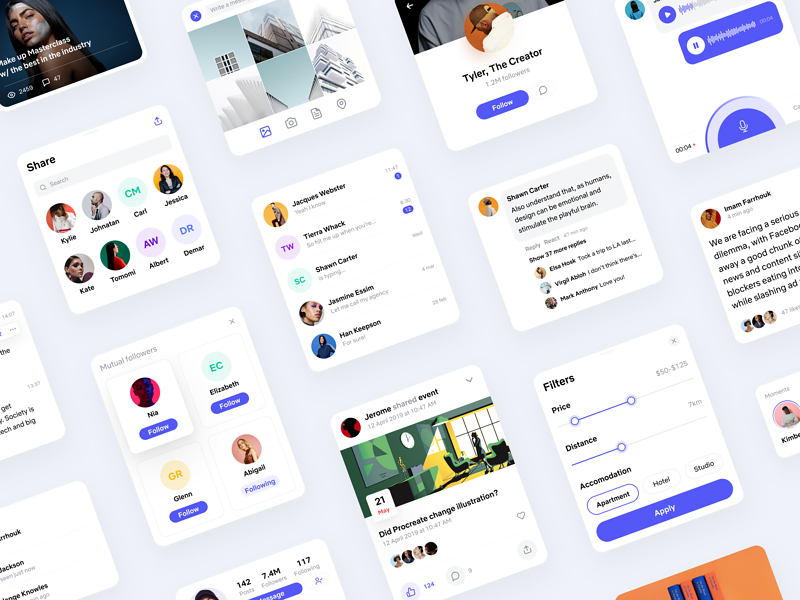 Social UI Kit | Theme-UI