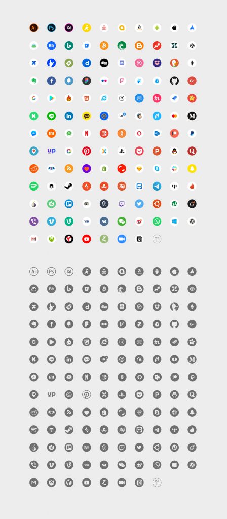 Free Social Icons | Theme-UI
