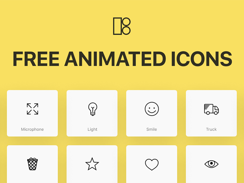 Animated Icons - 200 Free Icons | Theme-UI