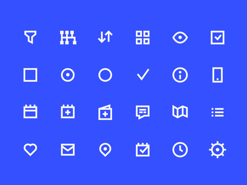 98 UI Pixel Perfect Free Icons Set | Theme-UI
