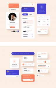 App UI Elements Freebie for Figma | Theme-UI
