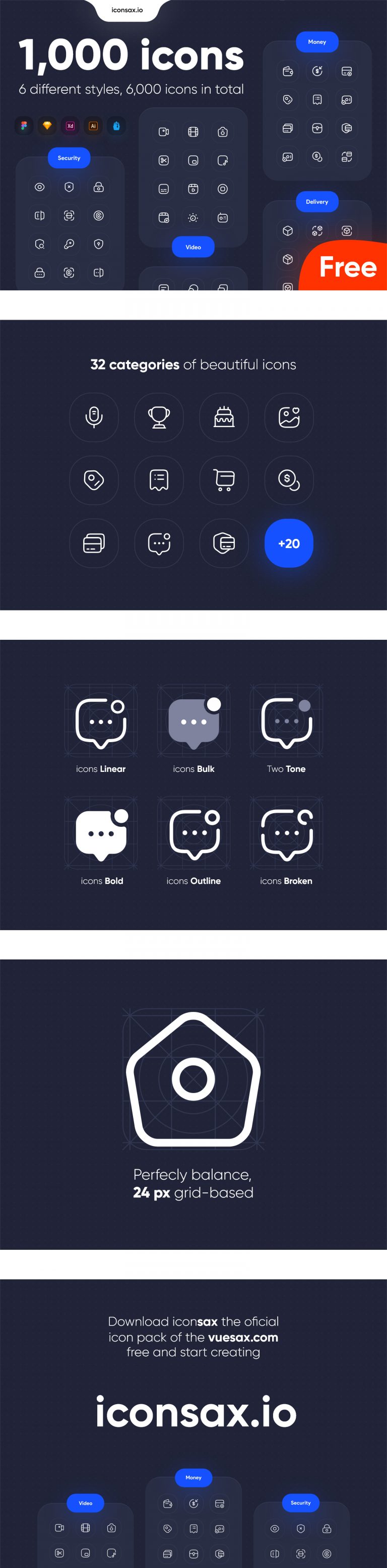 Iconsax Free Icon Library Theme Ui