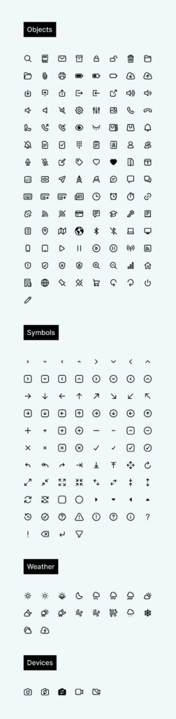 20px Free Icons Set for Figma | Theme-UI