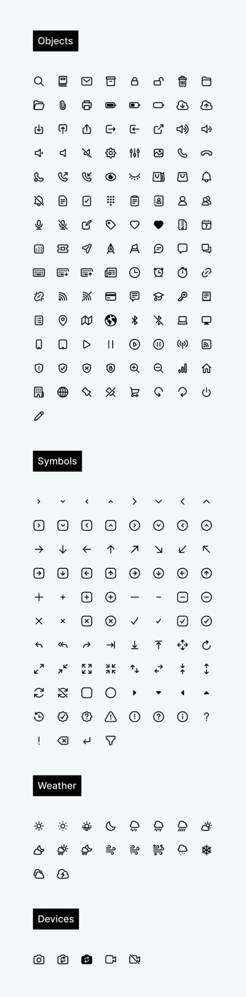 20px Free Icons Set for Figma | Theme-UI