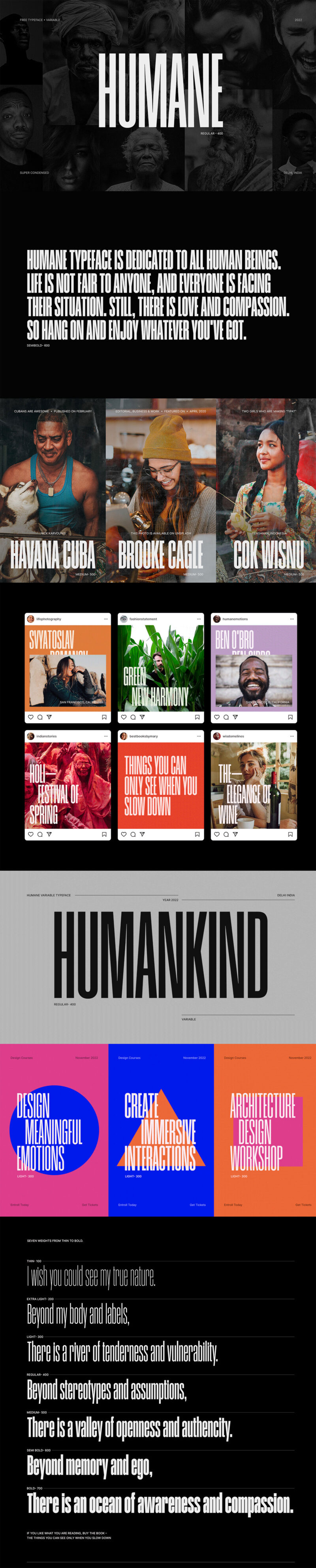 Humane Free Font | Theme-UI