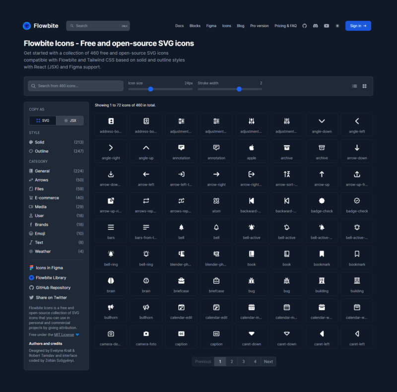 Flowbite Icons - 430+ Solid and Outline Free SVG Icons | Theme-UI